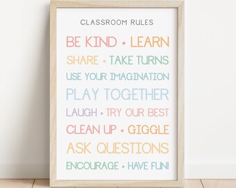 Positive Affirmations for Kids I Am Affirmations Poster - Etsy