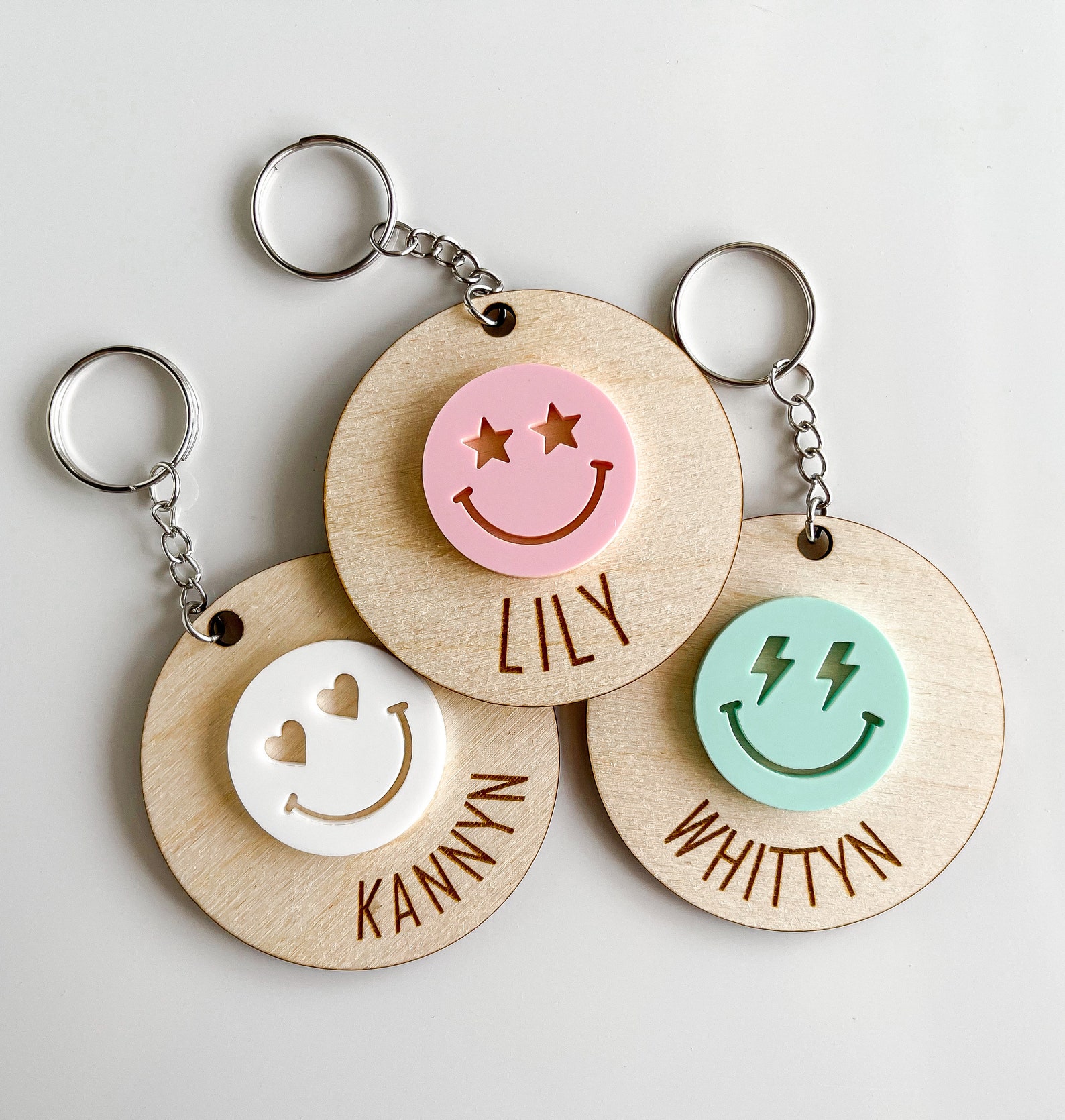 Symbol Name Keychain - Etsy