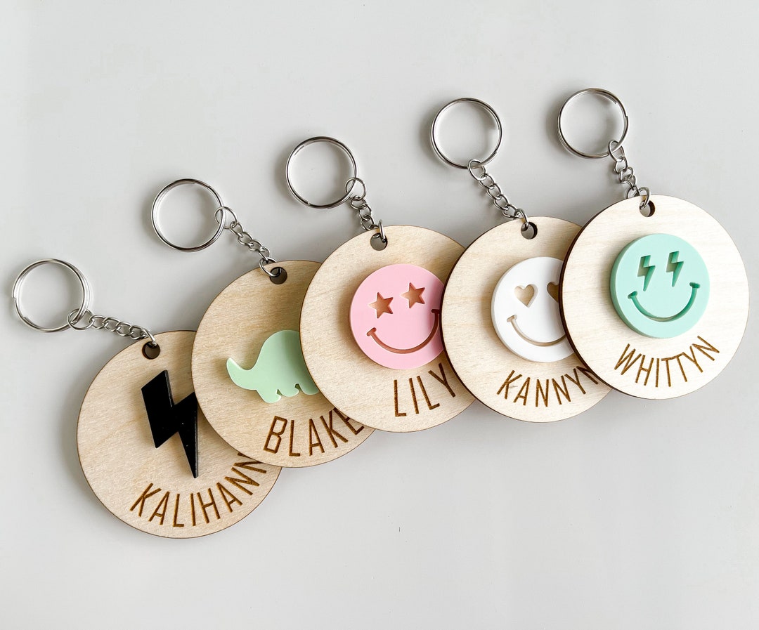 Symbol Name Keychain - Etsy