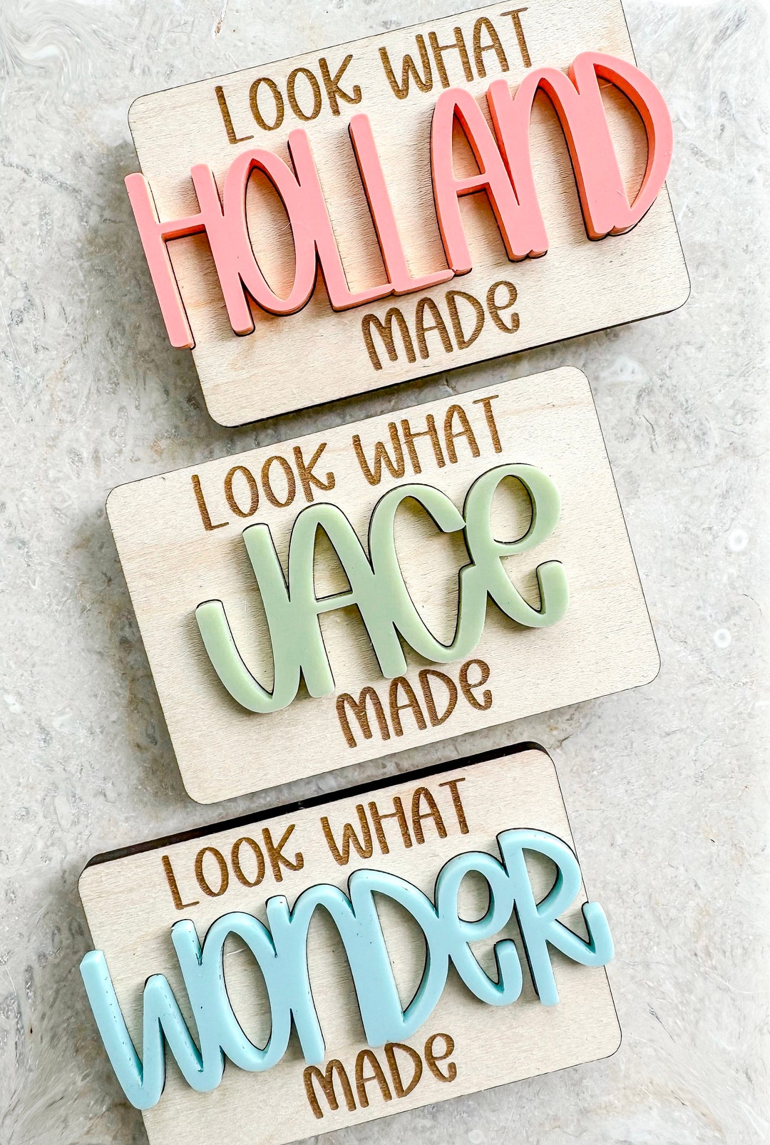 Acrylic Name Magnet - Etsy
