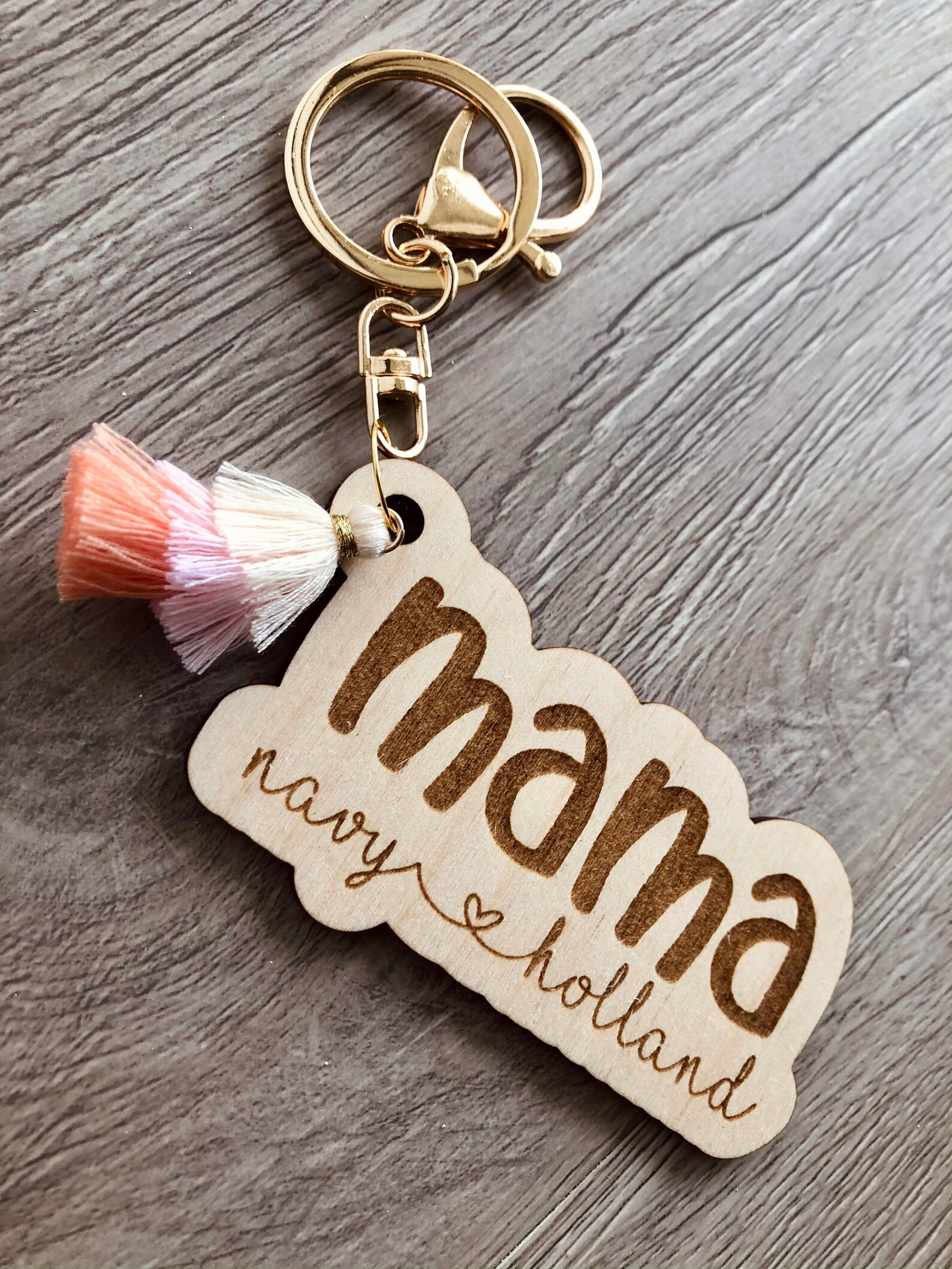 Mama Keychain Personalized - Etsy