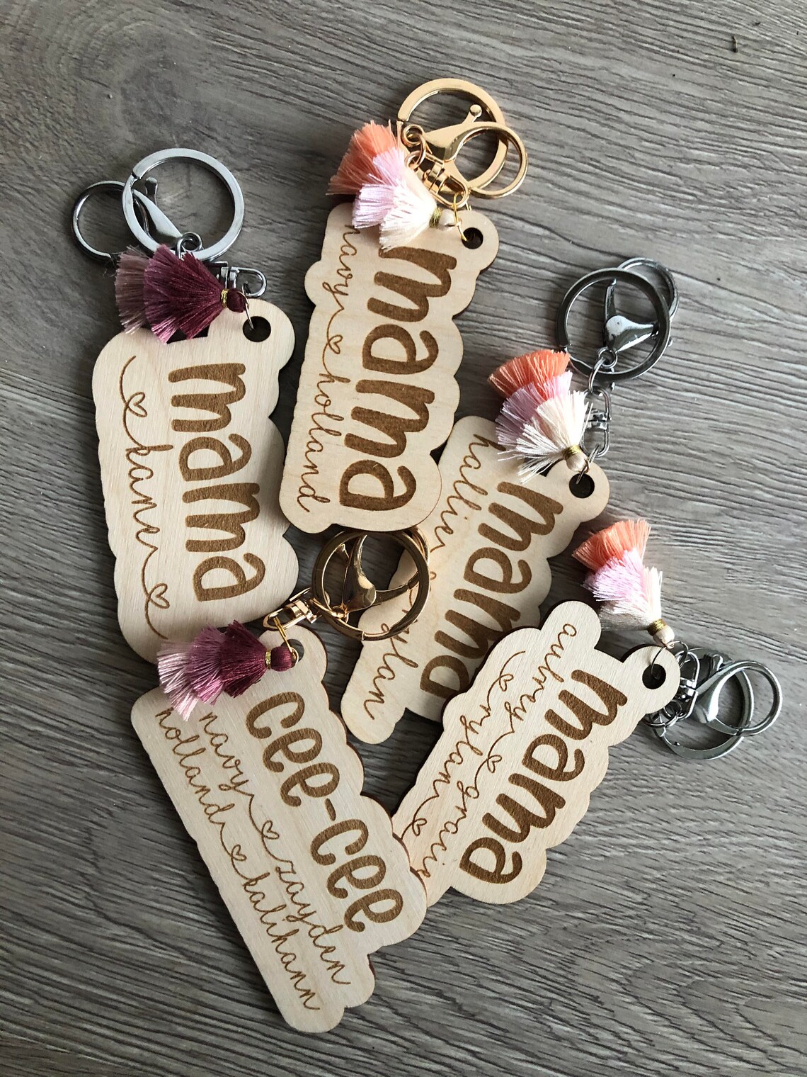 Mama Keychain Personalized - Etsy