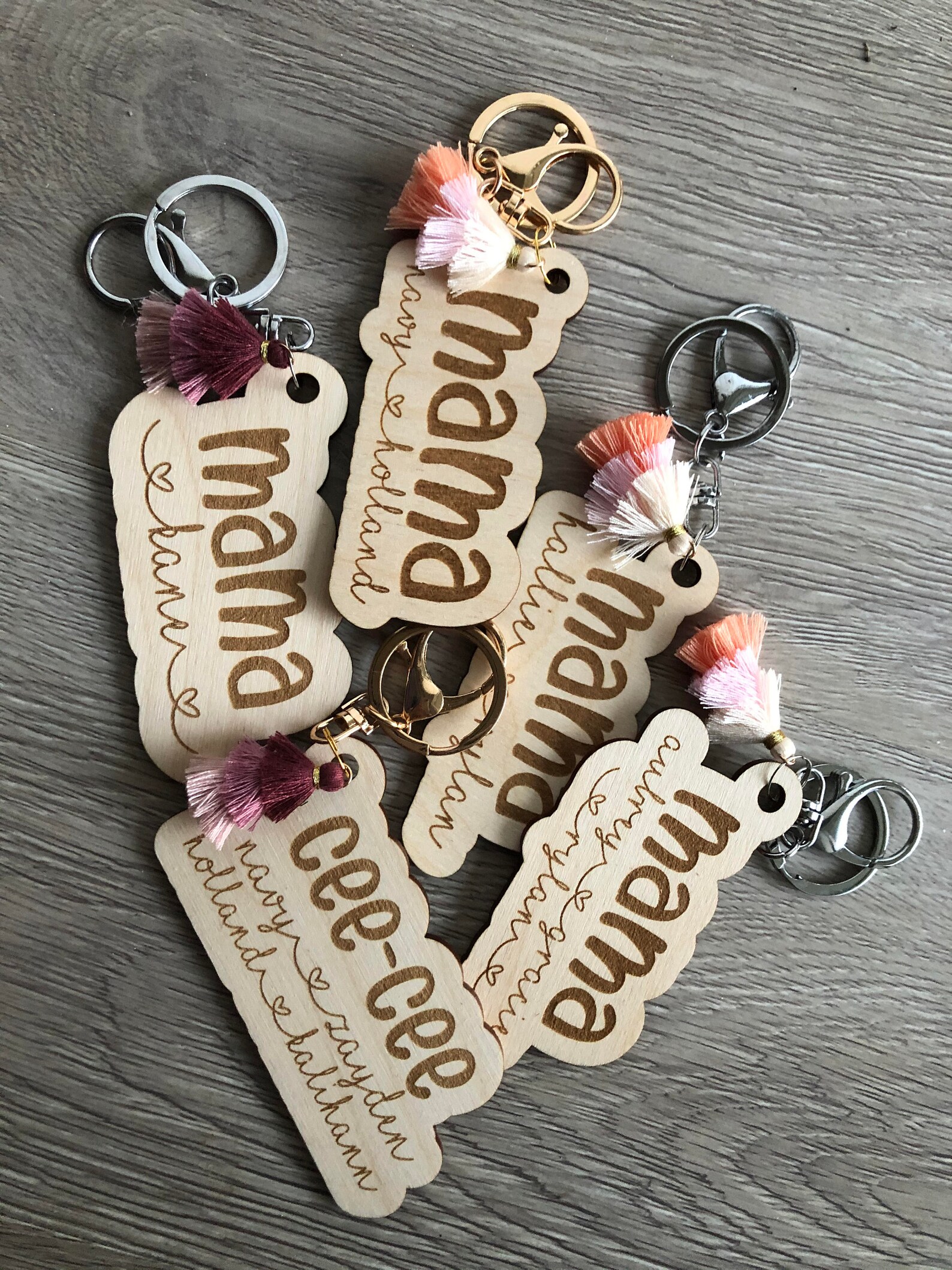 Mama Keychain Personalized - Etsy