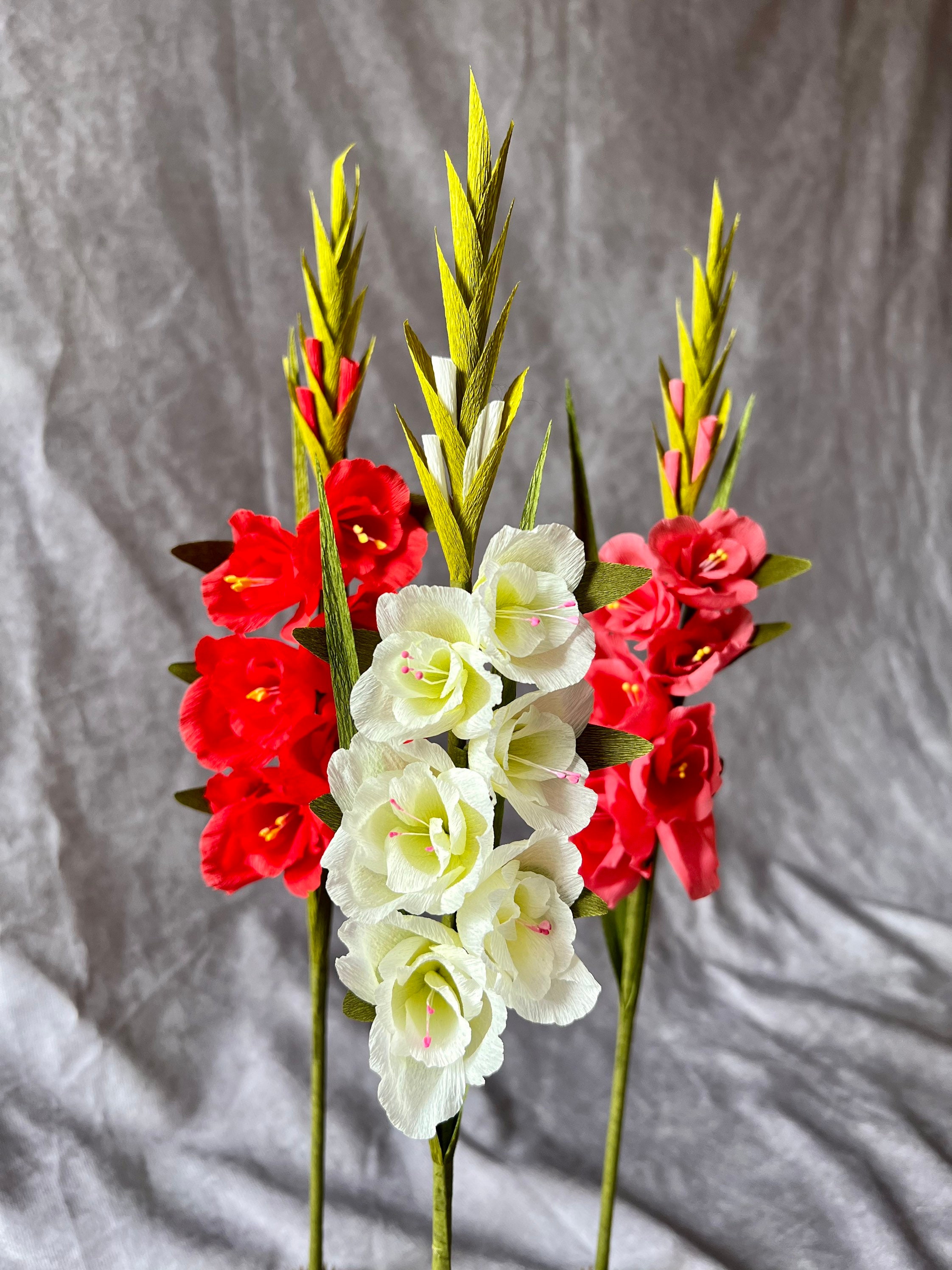 Crepe Paper Gladiolus - Etsy