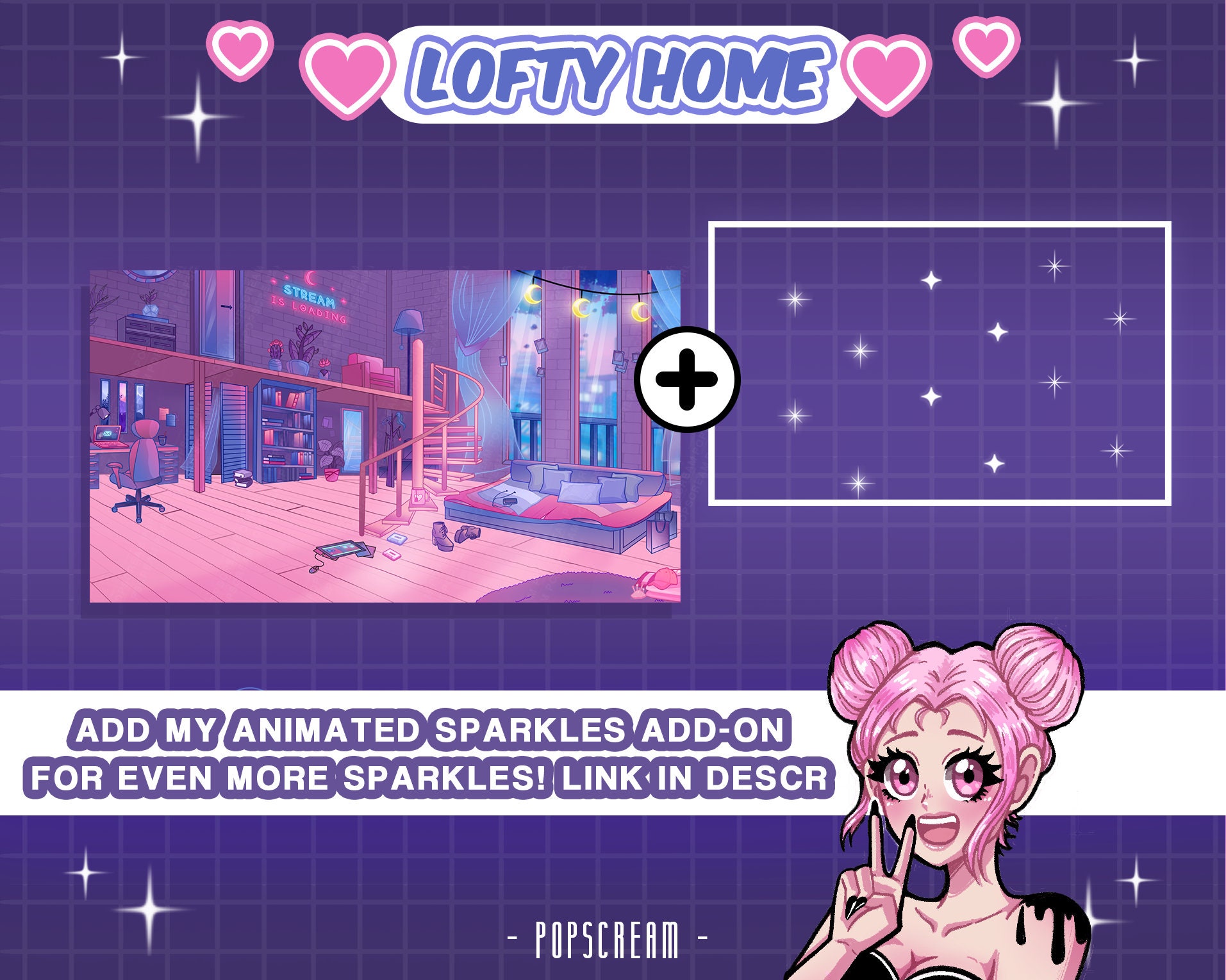Chill Animated Screens : lofty Home Loading - Etsy