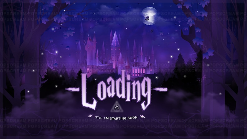 HP Wizard Castle Animated Twitch Screens 3 Loading - Etsy
