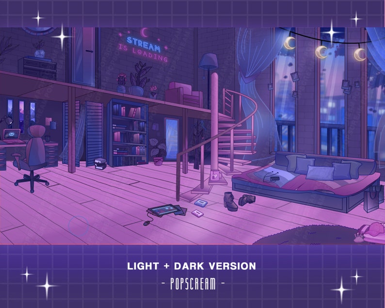 Chill Animated Screens : lofty Home Loading - Etsy