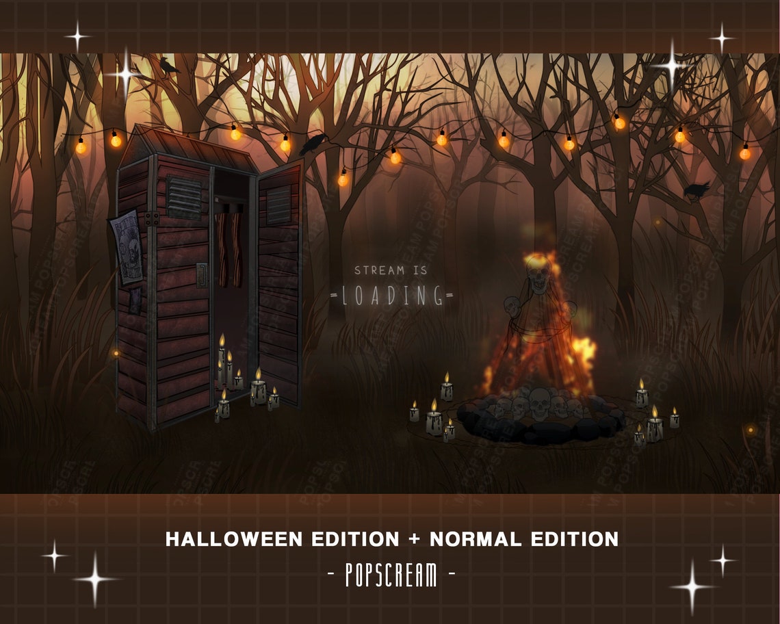 DBD Creepy Animated Screens : dead Fire Loading - Etsy