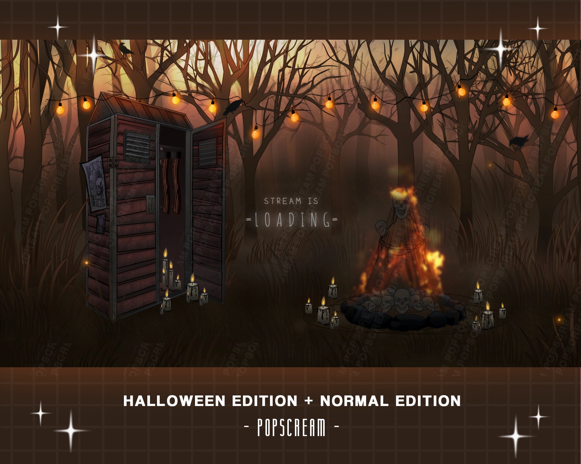 DBD Creepy Animated Screens : dead Fire Loading - Etsy