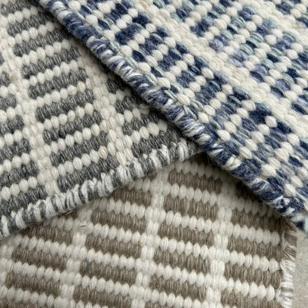 Hand Woven, Indoor/outdoor Decor, PET Yarn Area Rug, Flat Weave Area ...