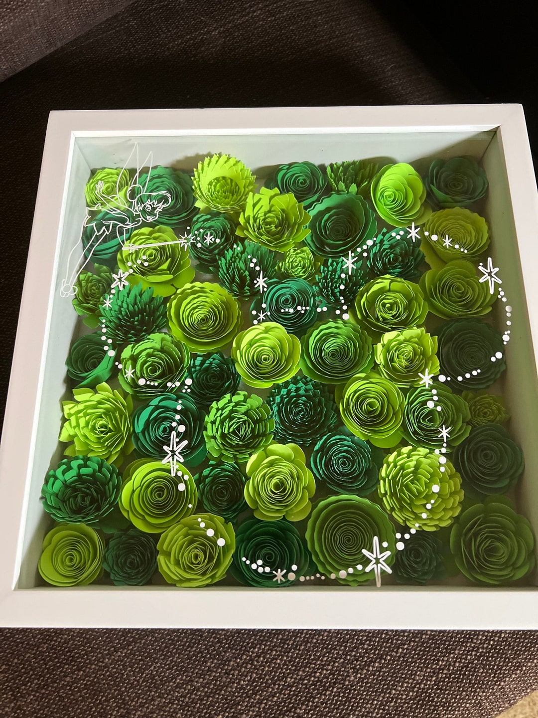 Disney Paper Flower Shadow Box - Etsy