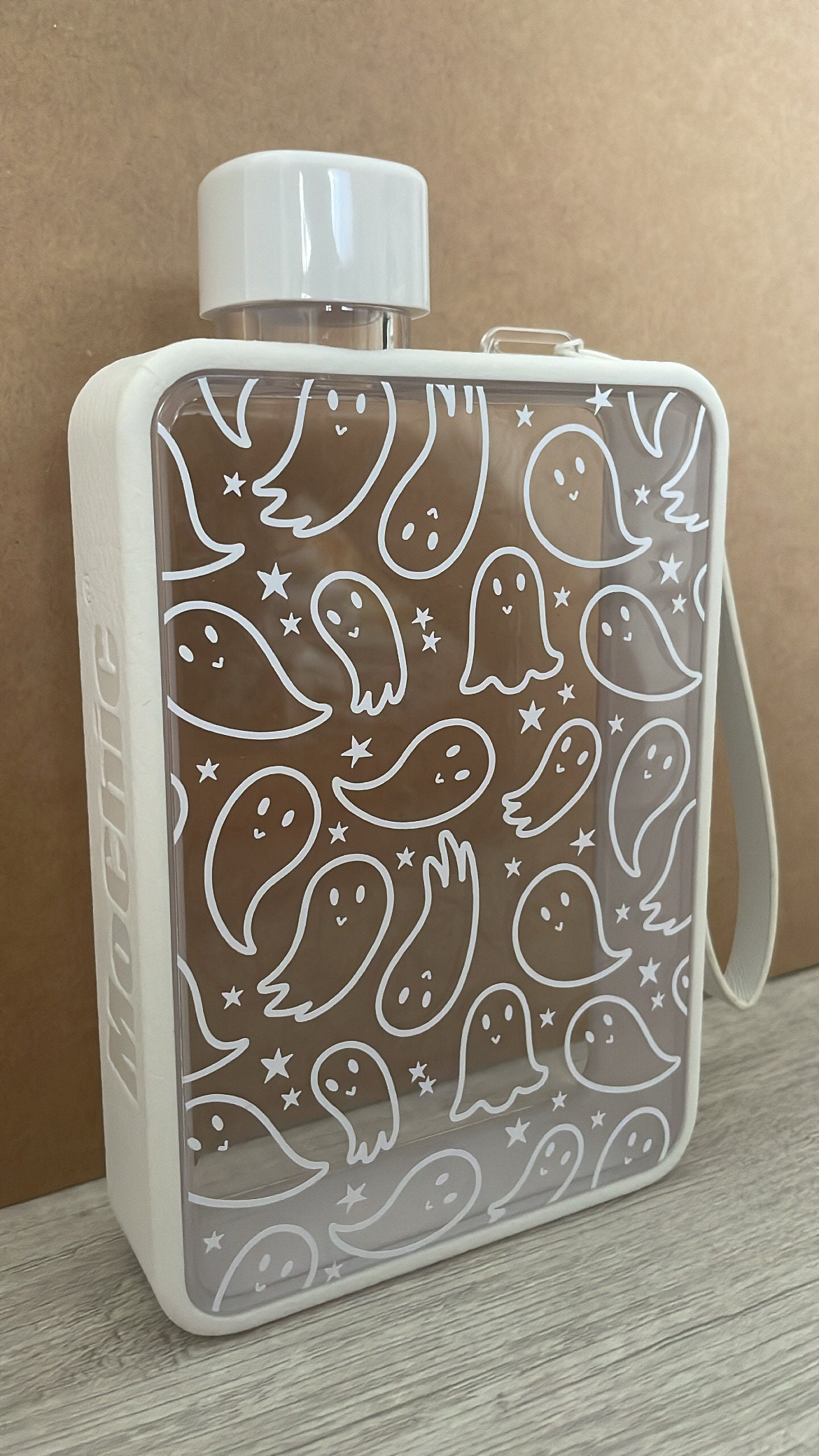 Ghost Flask Water Bottle - Etsy