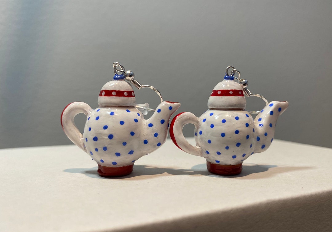 Teapot Earrings - Etsy