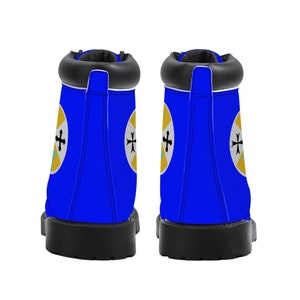 Calabria Synthetic Leather Boots Calabria Flag Boots Gift Idea for ...