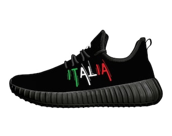 Italy Flag Sneakers - Etsy