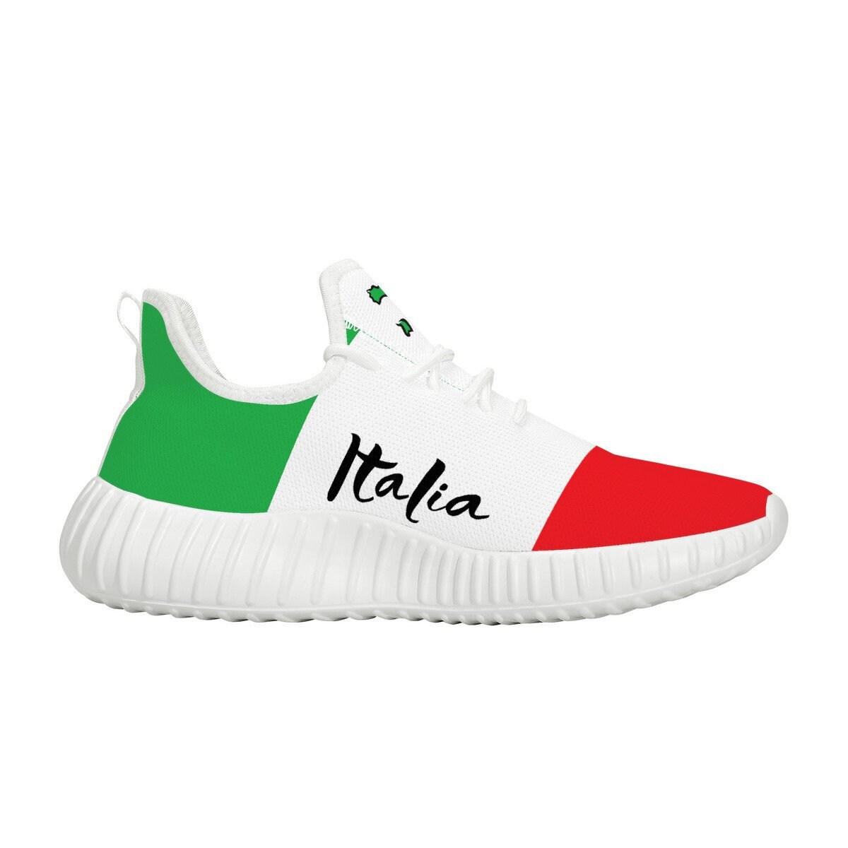 Italian Flag Mesh Knit Sneakers Italia Sneakers Cool Gift Idea for ...