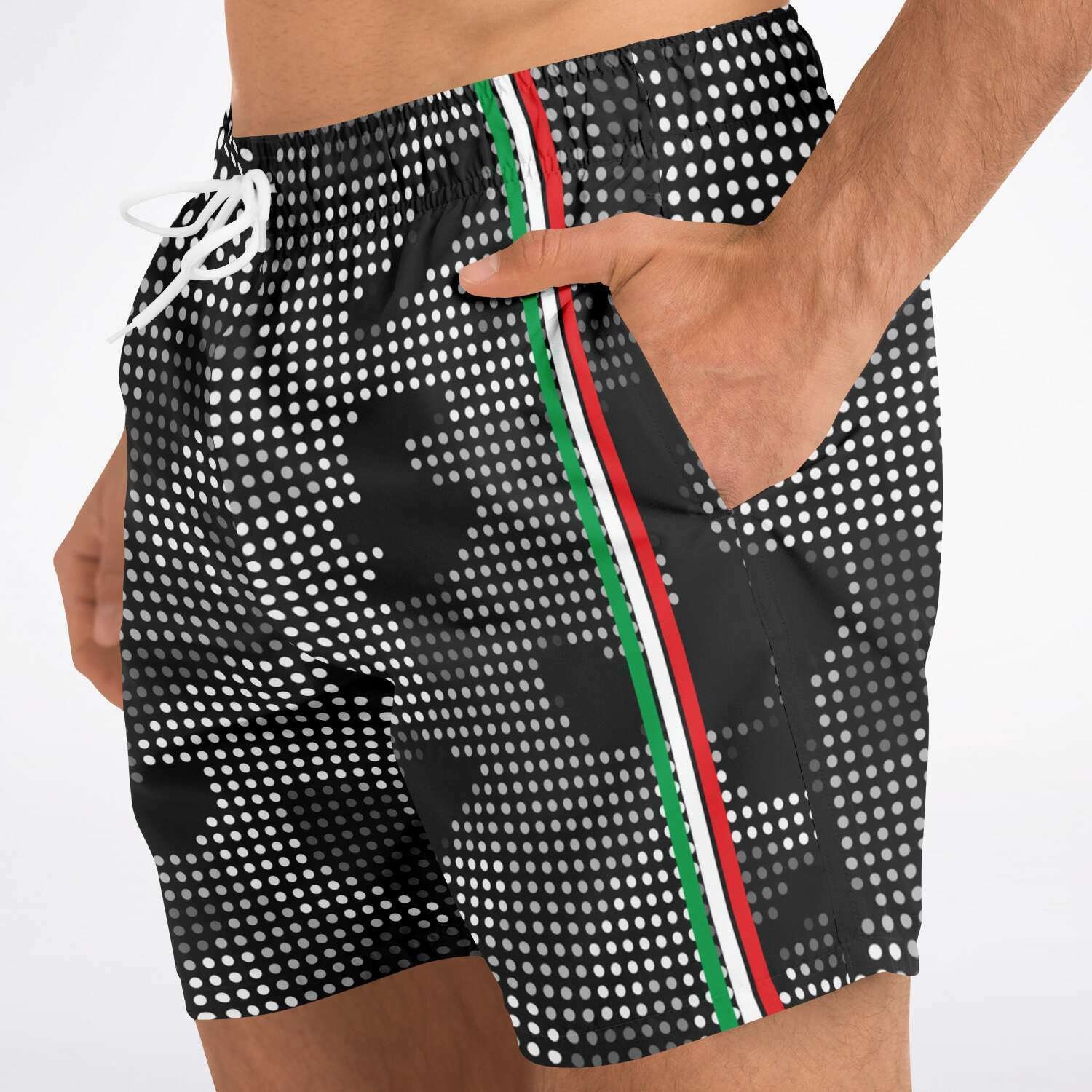 Italia Flag Map Carbon Fiber Camo Swim Trunks Men Italy Flag | Etsy
