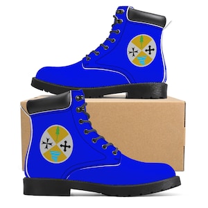 Calabria Synthetic Leather Boots Calabria Flag Boots Gift Idea for ...