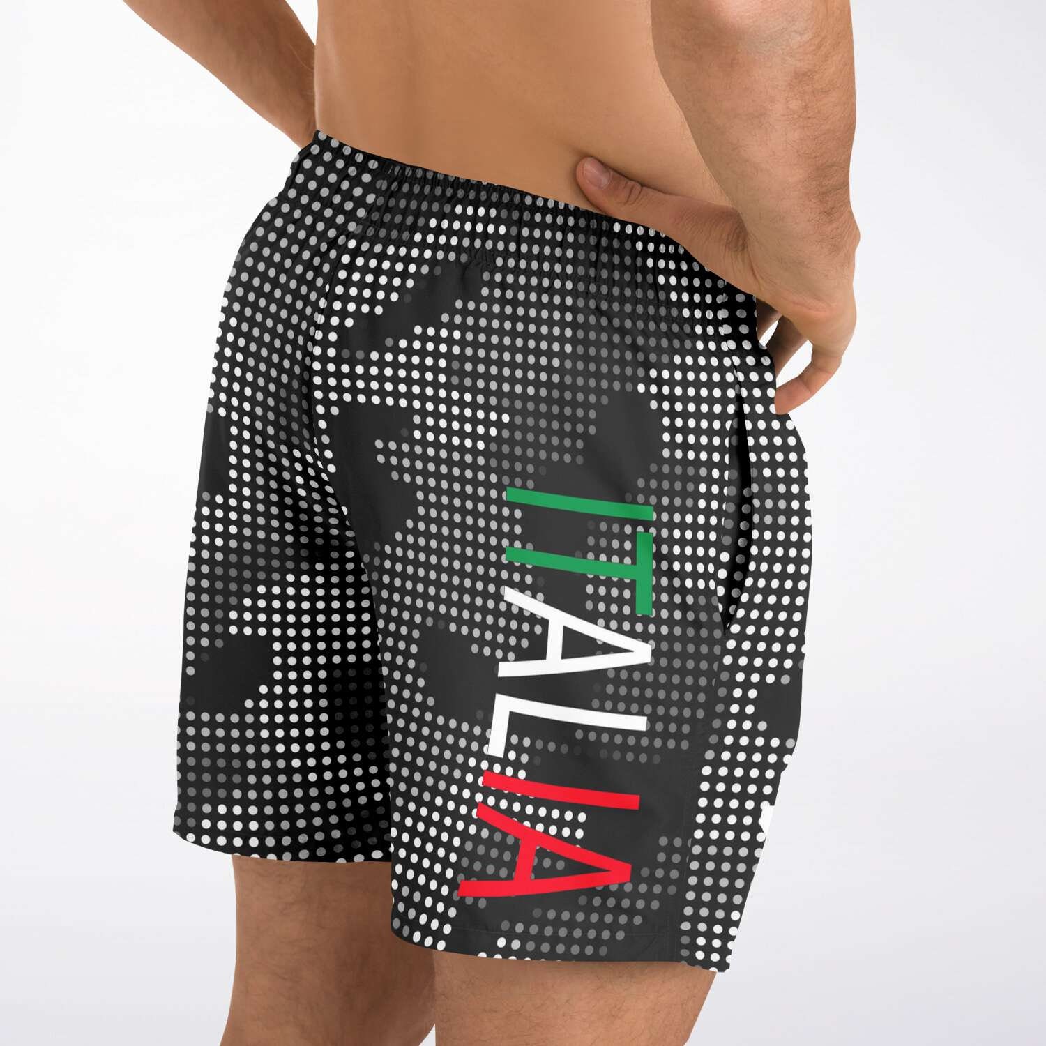Italia Flag Map Carbon Fiber Camo Swim Trunks Men Italy Flag | Etsy
