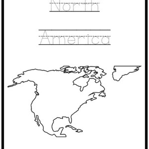 8 Printable Continents Coloring Pages | Continents Coloring Book ...