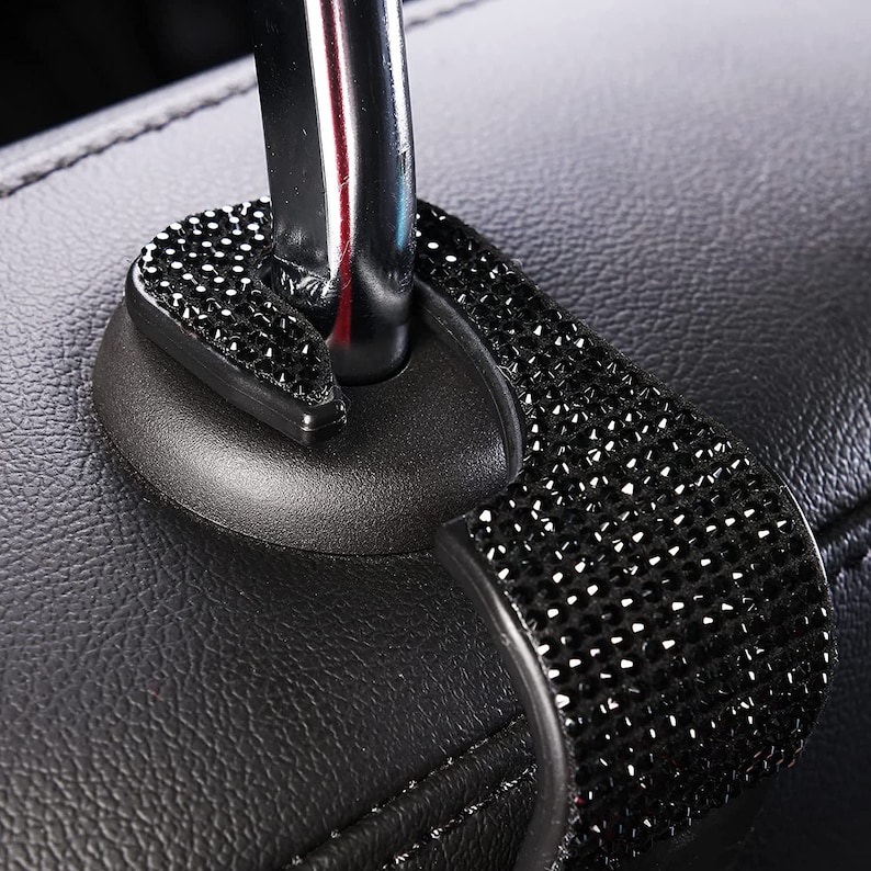 Rhinestone Car Hookscrystal Hooks Car Decorations Auto Seat - Etsy