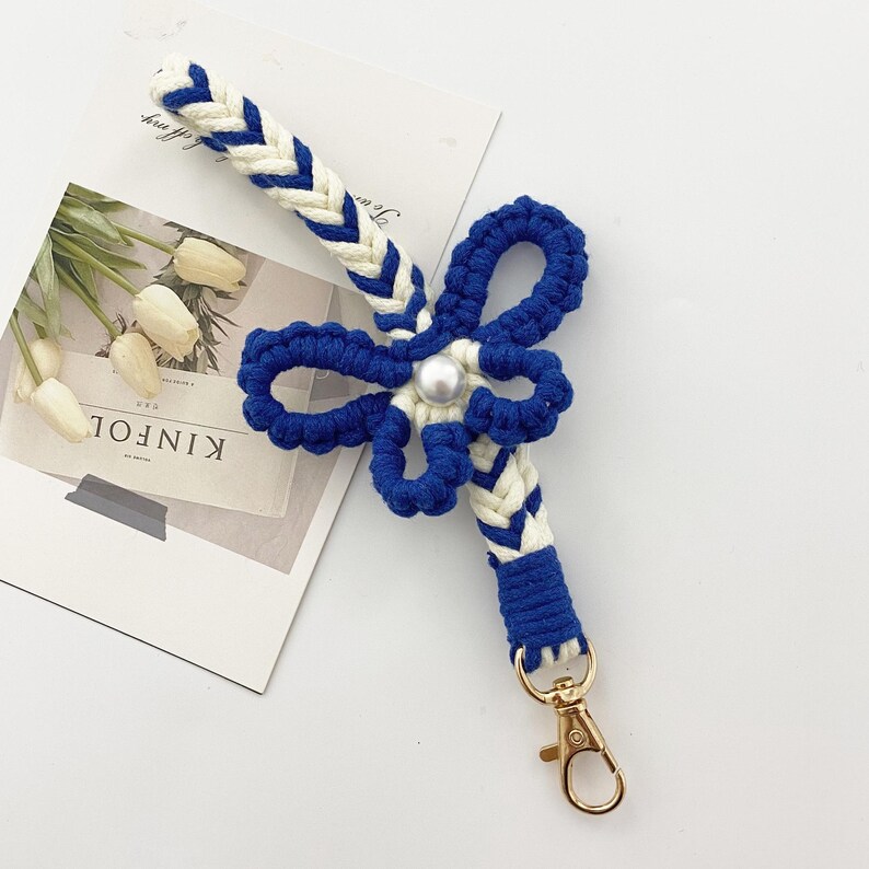 Hand-woven Simple Mobile Phone Chain, Wrist Strap, Keychain Pendant ...