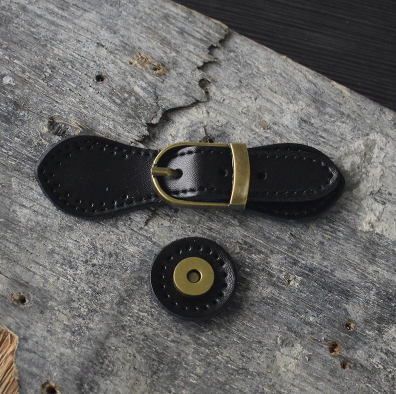 12 Color Genuine Leather Buckle Magnetic Closure Replacement - Etsy