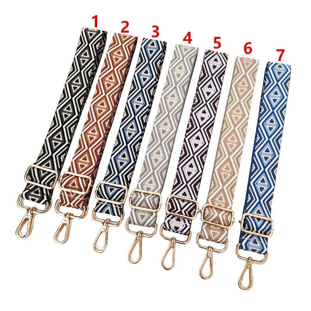 7 Color Cotton Canvas Crossbody Bag Strap, Purse Bag Replacement Strap ...