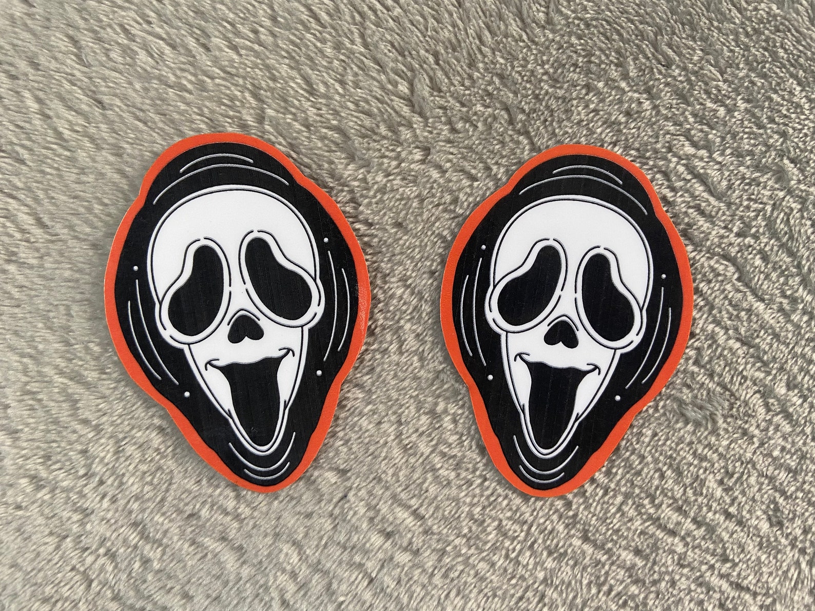 Ghost Face Stickers Ghost Horror Movie Inspired Waterproof Etsy