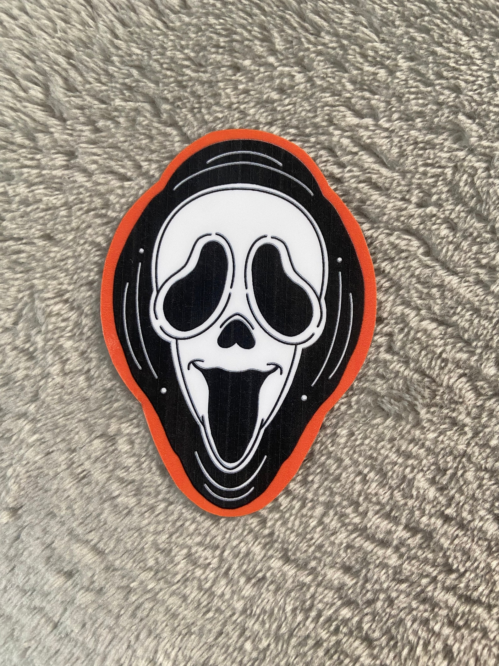 Ghost Face Stickers Ghost Horror Movie Inspired Waterproof Etsy