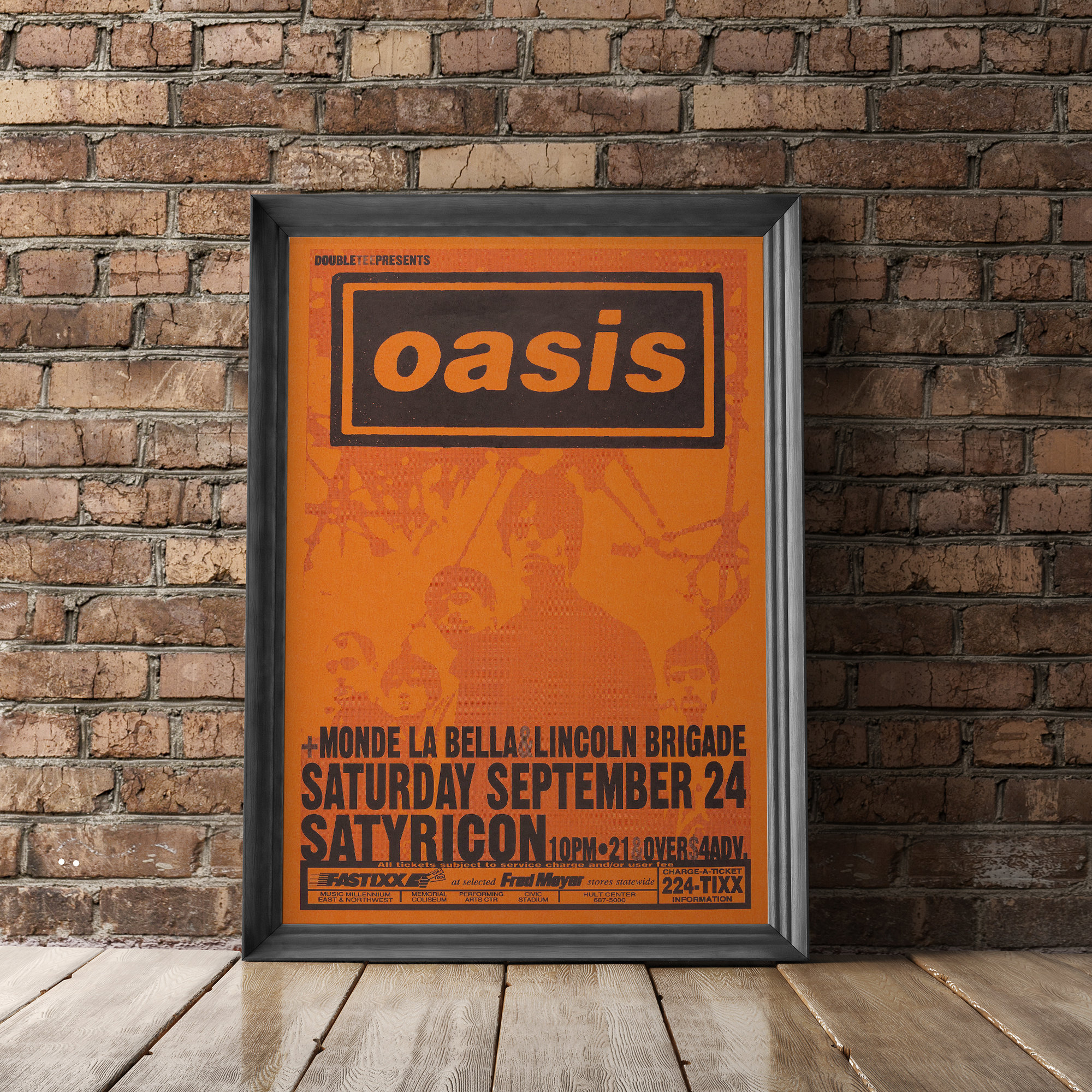 Oasis Band Poster, Old Oasis 90s Poster, Digitally Enhanced Repro Print ...