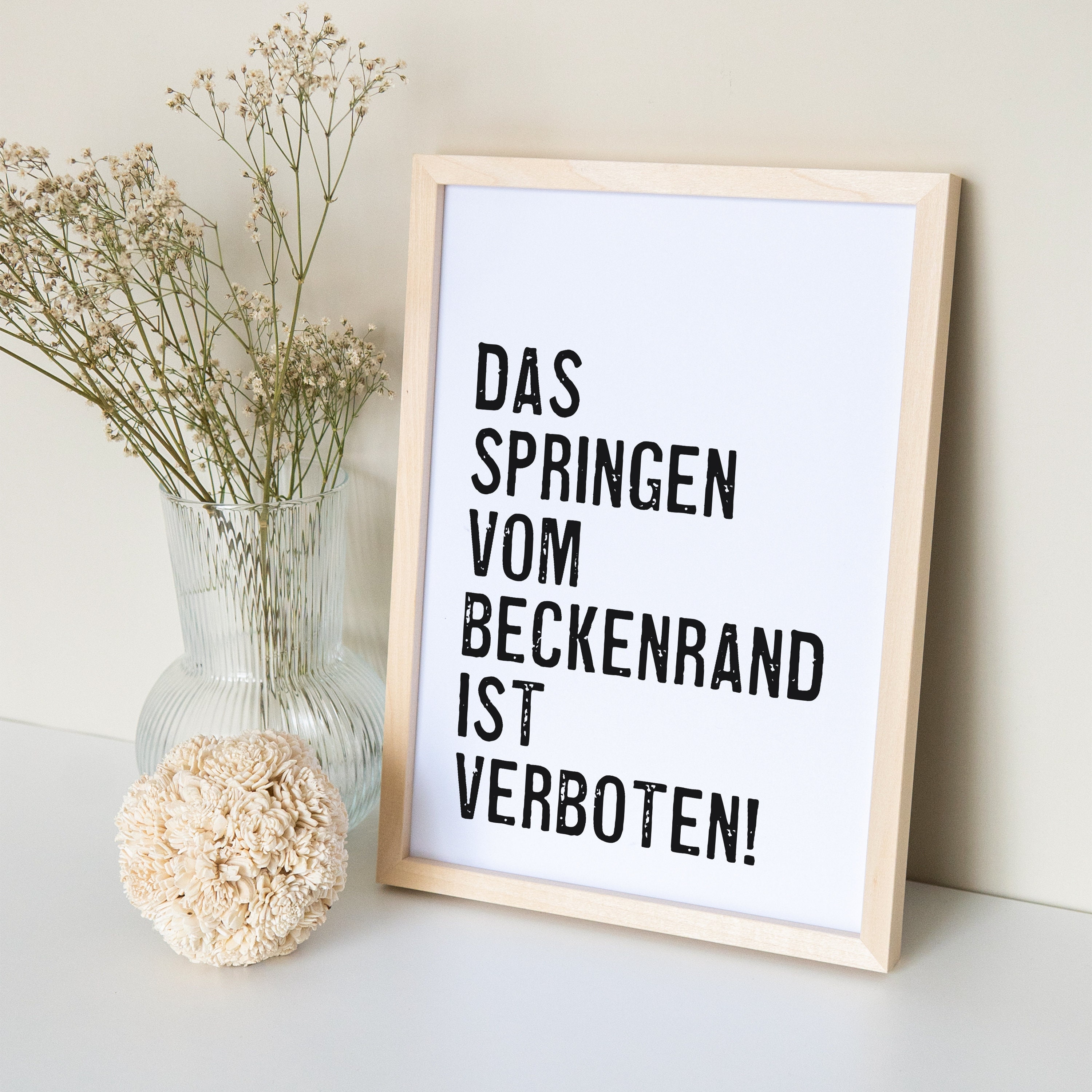 Badezimmer Deko Bad Bild Poster Springen Vom Beckenrand - Etsy.de