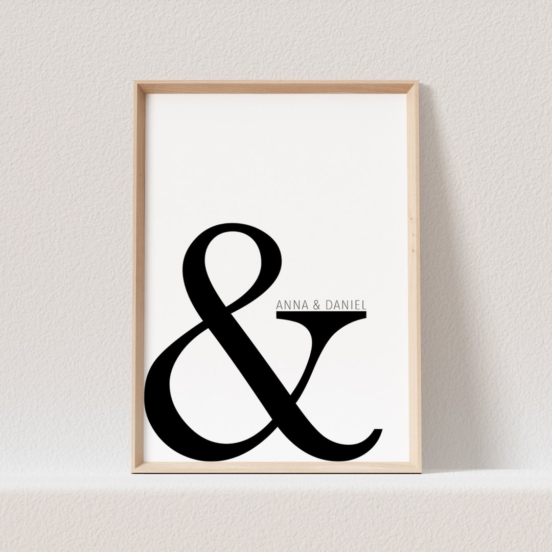 Love Poster Personalized Poster Anniversary Love Wedding Poster Wedding ...