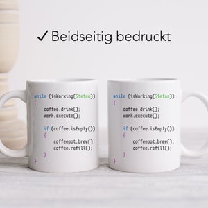 Informatiker Tasse Programmierer personalisierte Kaffeetasse IT Nerd ...