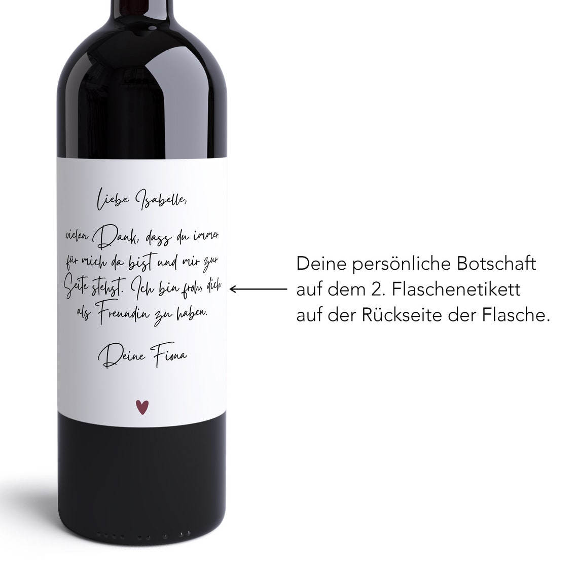 Favorite Colleague Farewell Gift Personalized Wine Bottle Labels ...