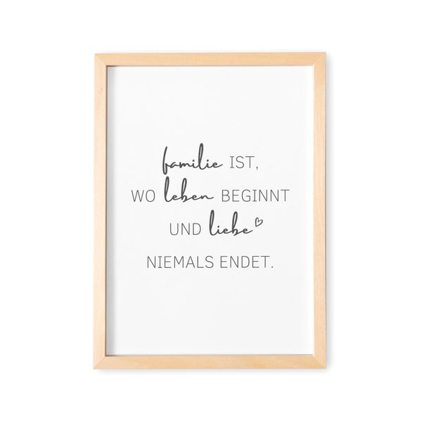 Family of Three Line Art Family Art Abstract Wall Print - Etsy Canada