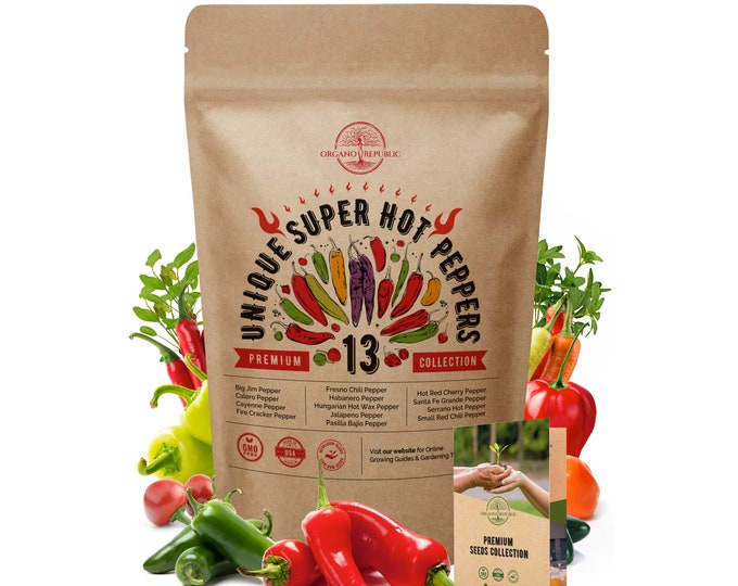 Purple Peach Carolina Reaper Rare Pepper Seeds Premium Packet - Etsy