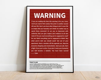 Fight Club | Etsy