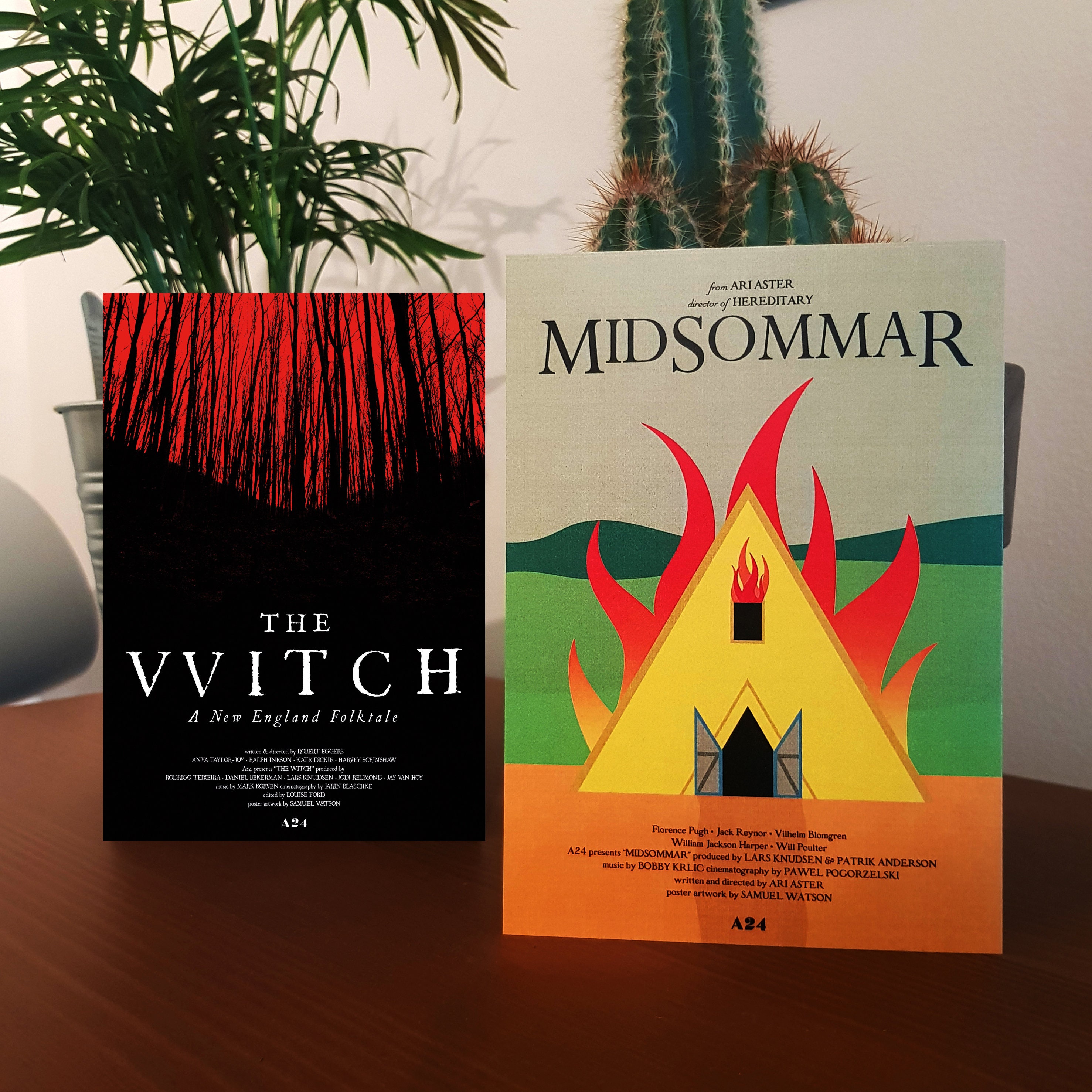 Midsommar & the Witch - Twin Set - Custom Art Print - Horror Movie ...