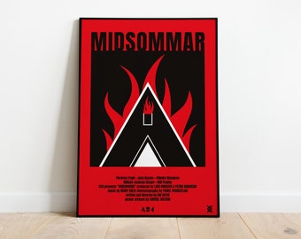 Midsommar Custom Art Print Horror Movie Poster Ari Aster - Etsy UK