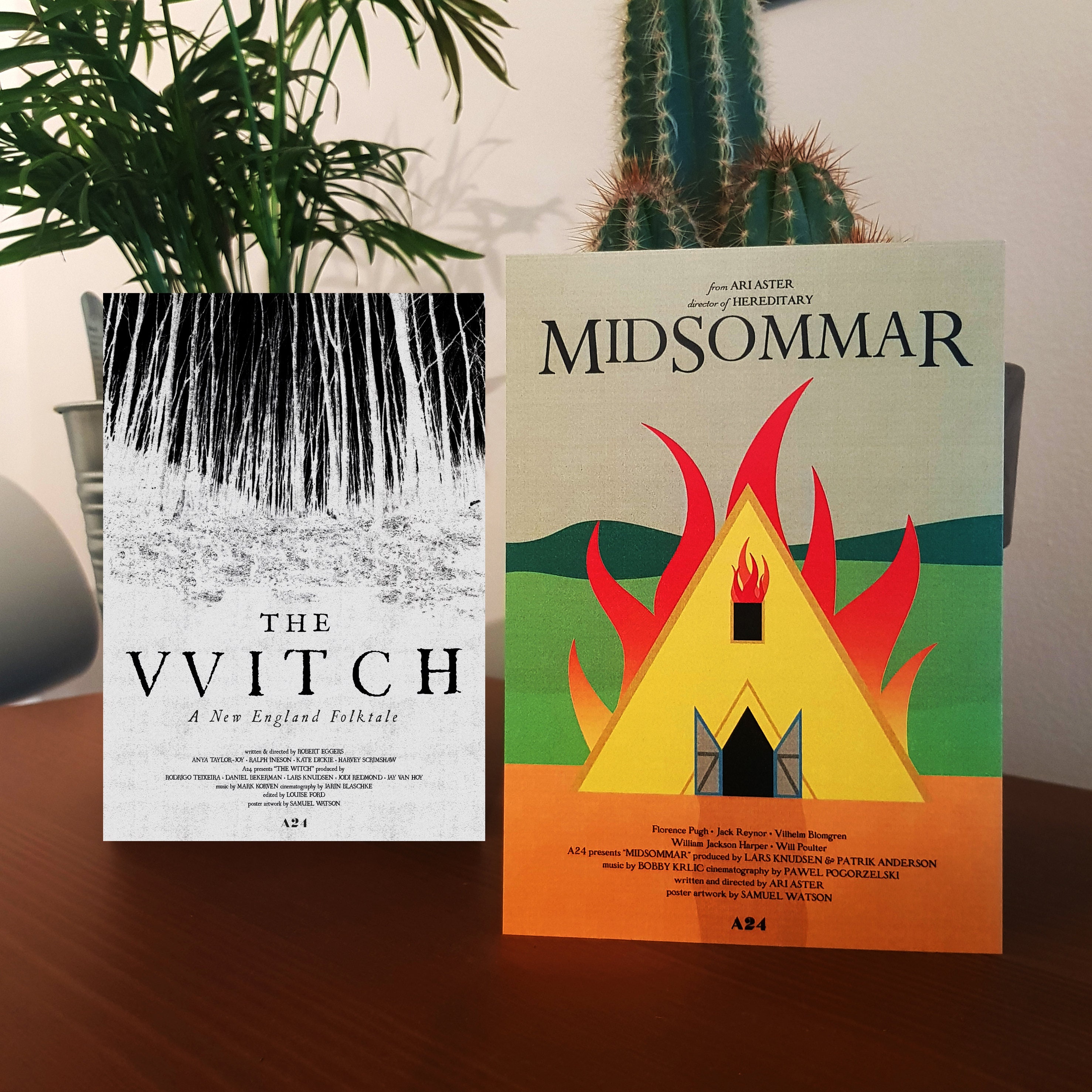 Midsommar & the Witch - Twin Set - Custom Art Print - Horror Movie ...