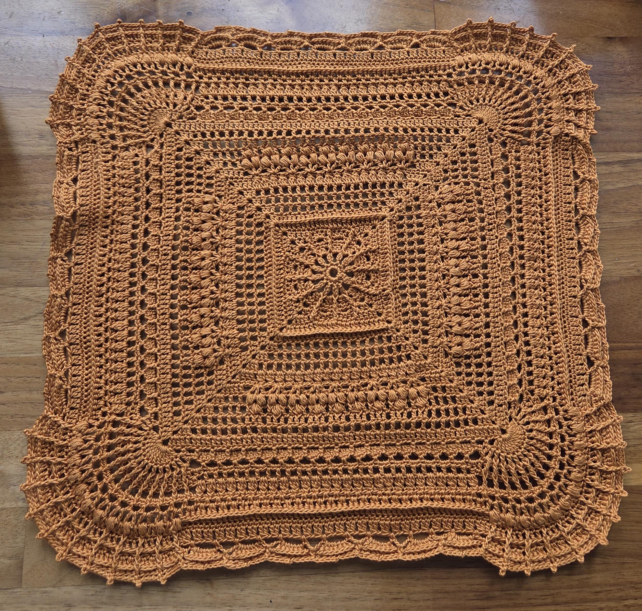 Beautiful and Bronze Complex Crochet Table Centrepiece - Etsy