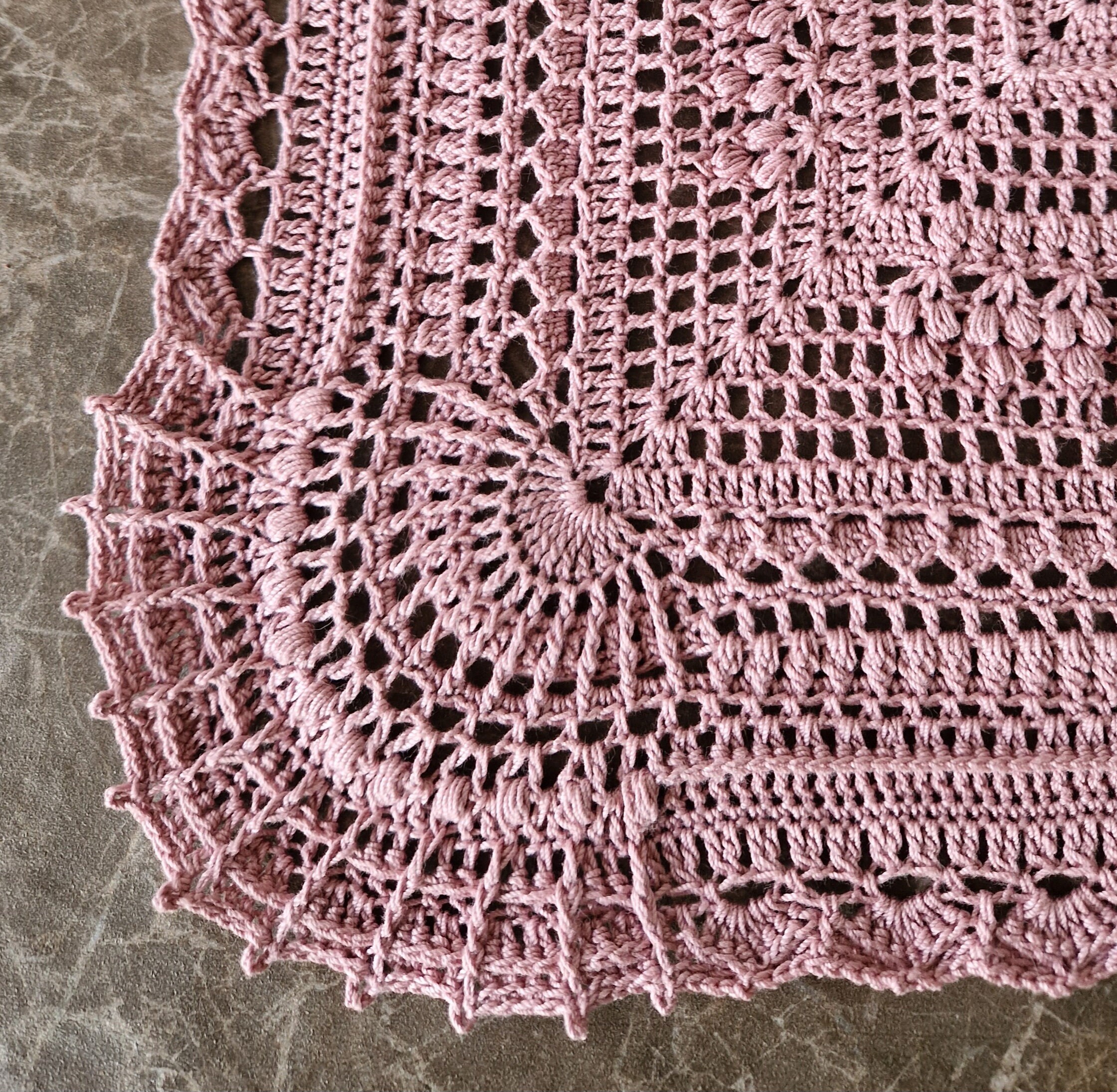 Bronze Crochet Table Centerpiece, Intricate Handmade Mat (46cm) - Etsy