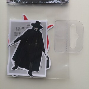 V for Vendetta Themed Movie Sticker Set - Etsy