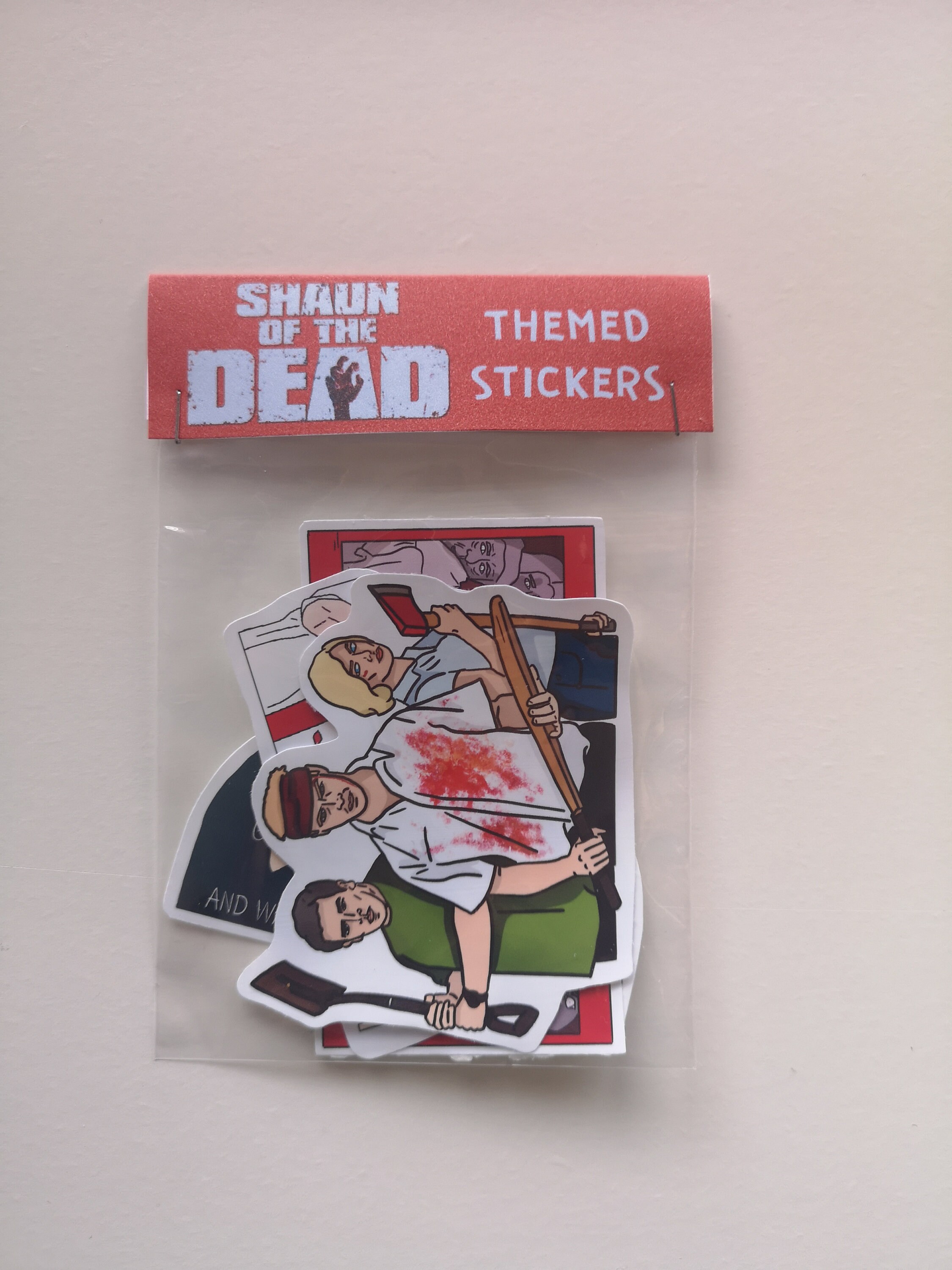 Shaun of the Dead Themed Sticker Set - Etsy