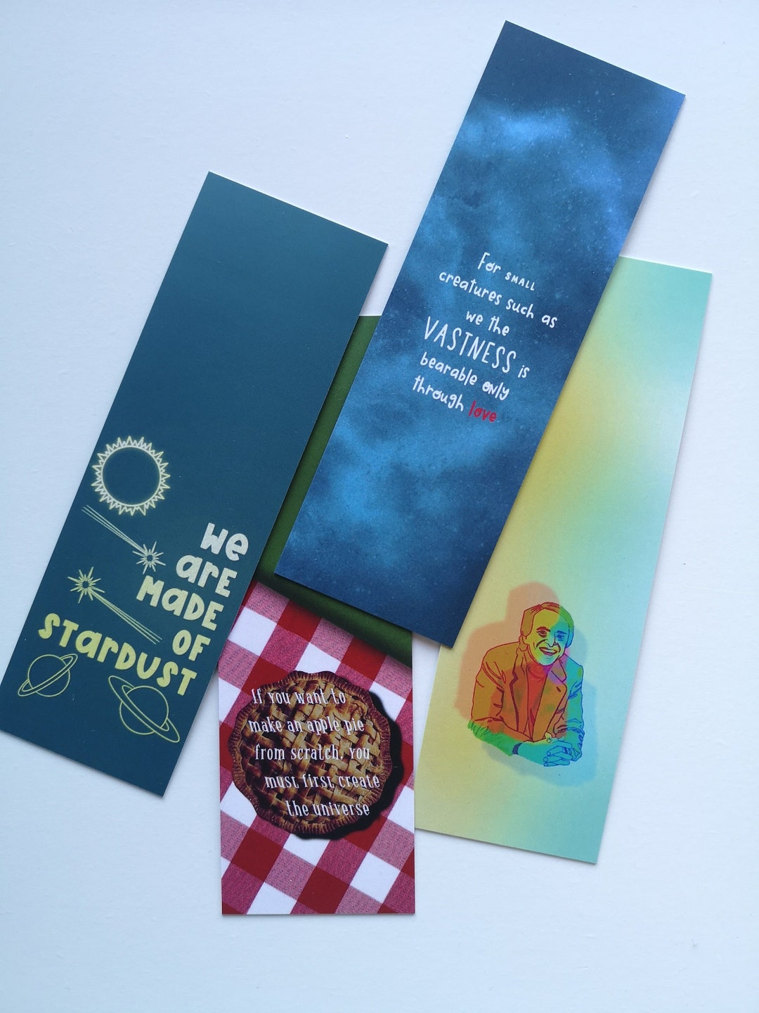 Carl Sagan Inspired Bookmarks - Etsy