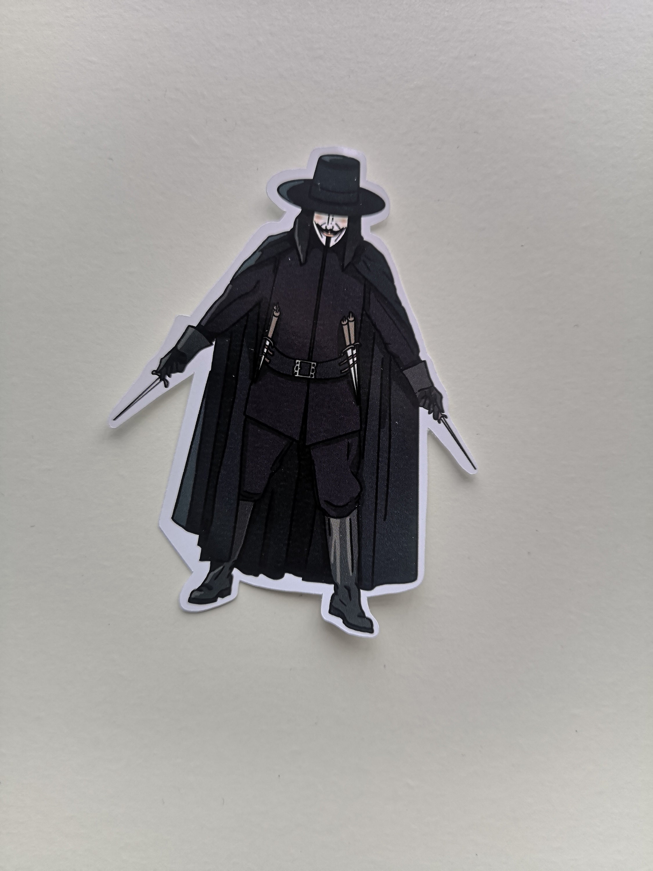 V for Vendetta Themed Movie Sticker Set - Etsy