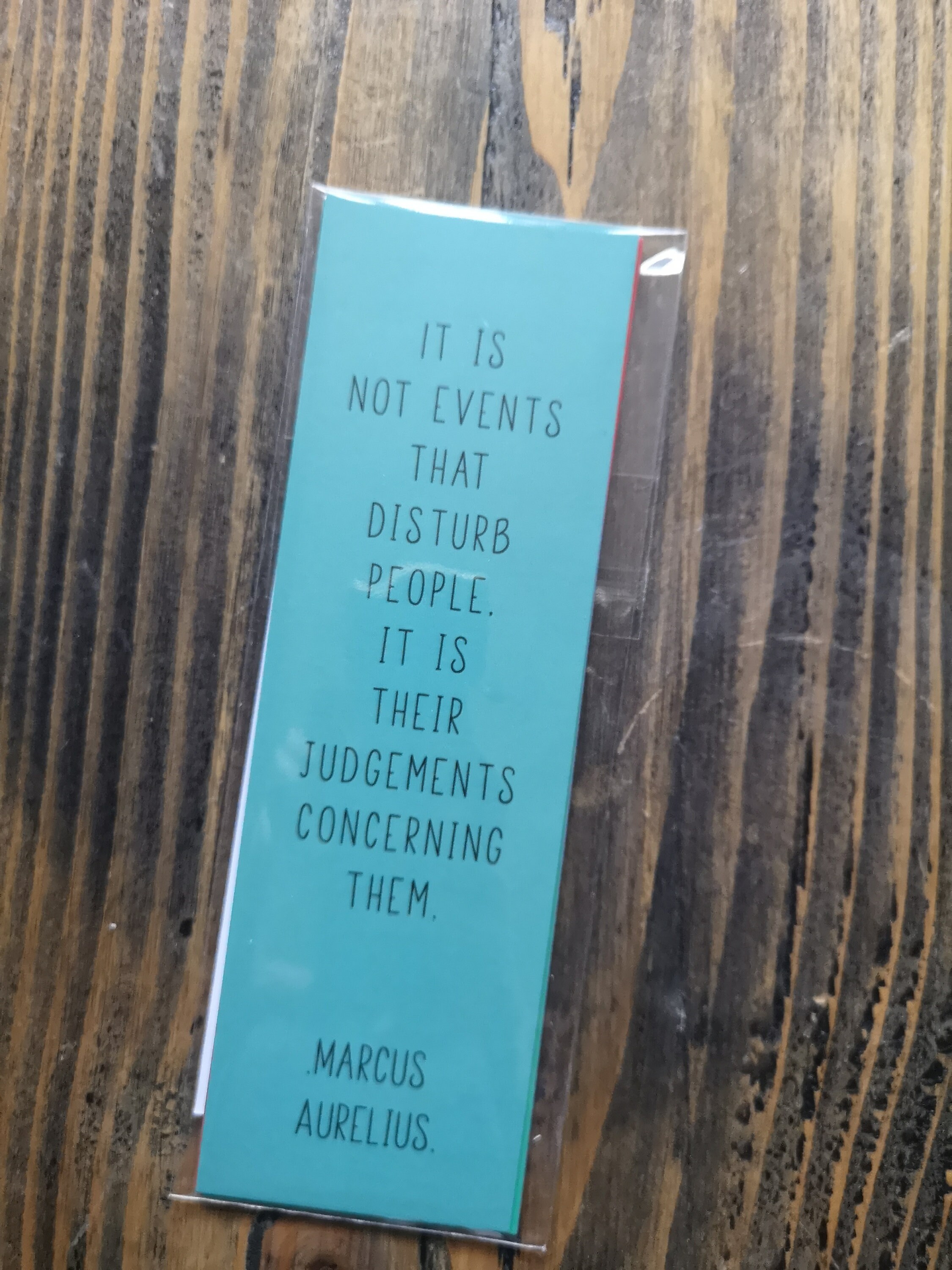 Stoic Stoicism Aurelius Epictetus Seneca Bookmark Quotes - Etsy