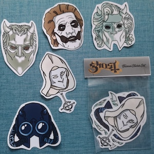 Ghost Band Sticker Set - Etsy