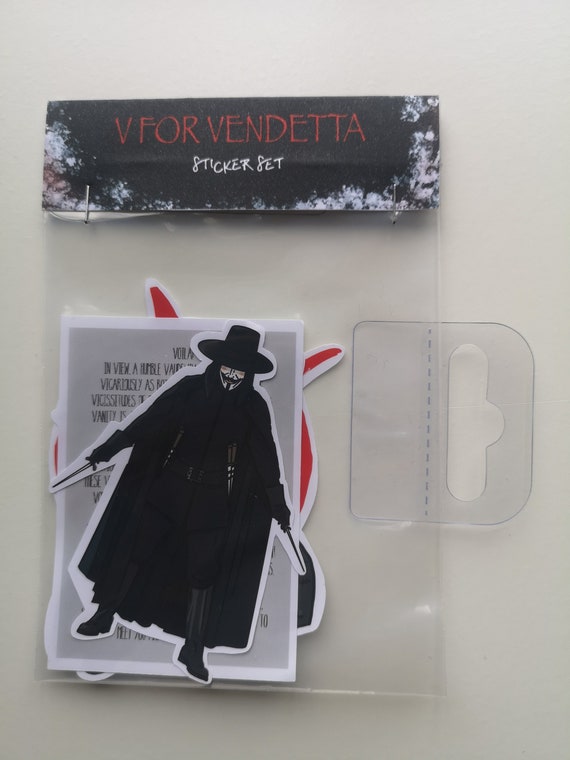 V for Vendetta Themed Movie Sticker Set - Etsy
